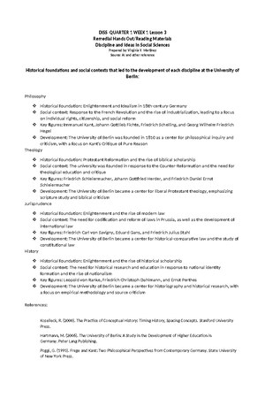 DISS Quarter 1 WEEK 1 Lesson 2 - DISS QUARTER 1 WEEK 1 Lesson 2 ...