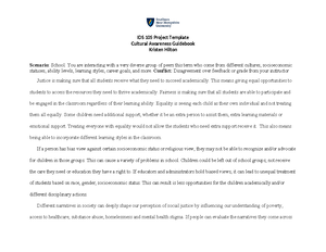 IDS 105 Module 4 Project - IDS 105 Project Template Cultural Awareness ...