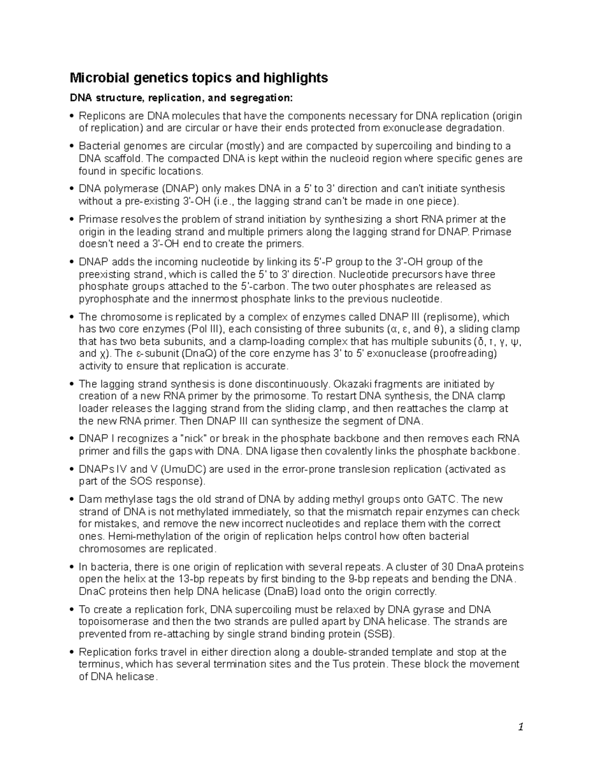 Key concepts of Microbial Genetics - Microbial genetics topics and highlights DNA structure ...