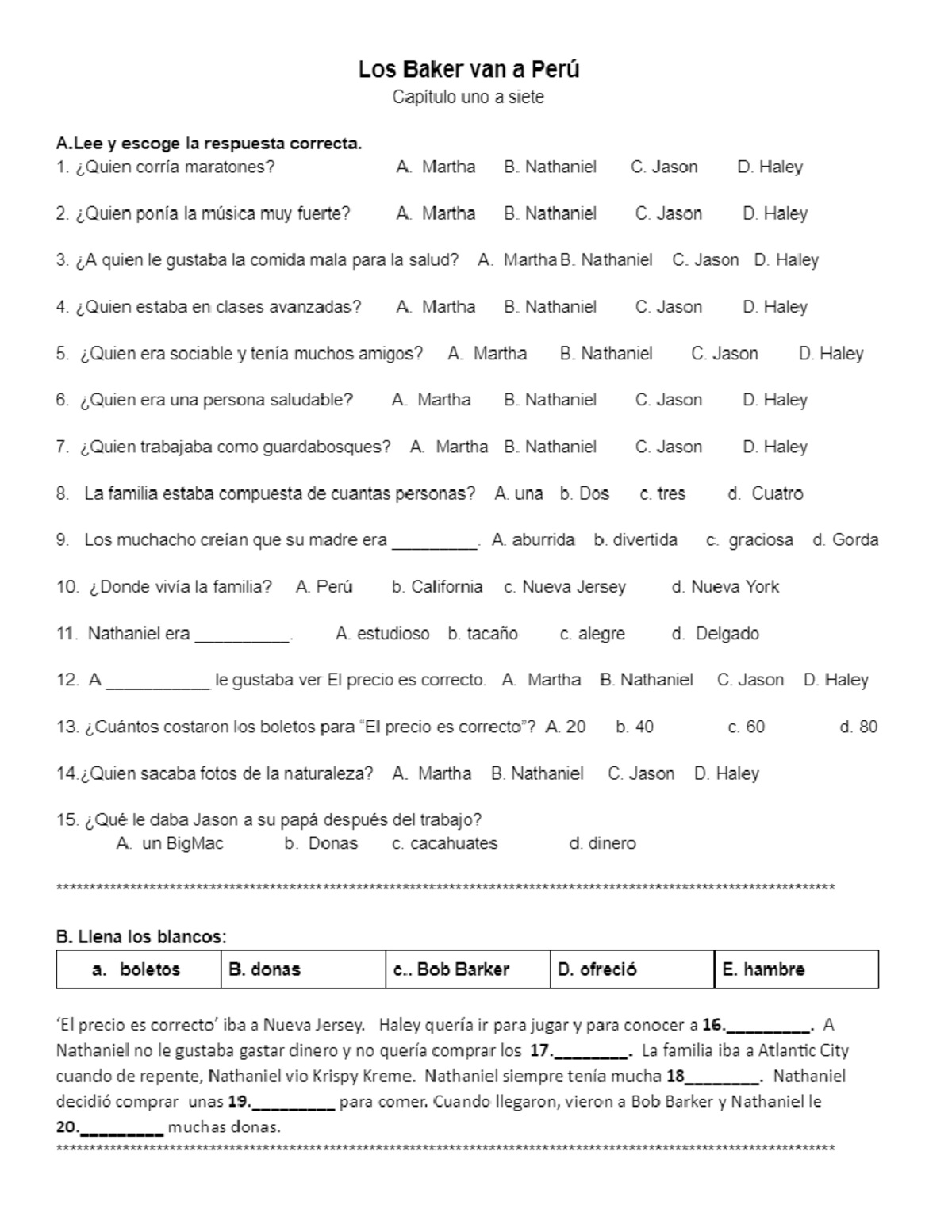 Antonini - Final Examen Review Guide - Los Baker Cap 1-8 - Studocu