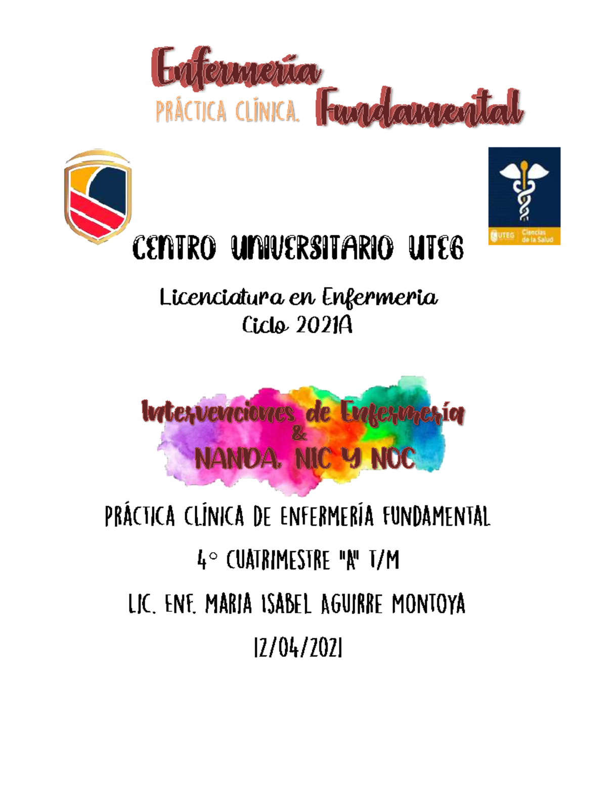 Intervenciones de Enfermería independientes, interdependientes y ...