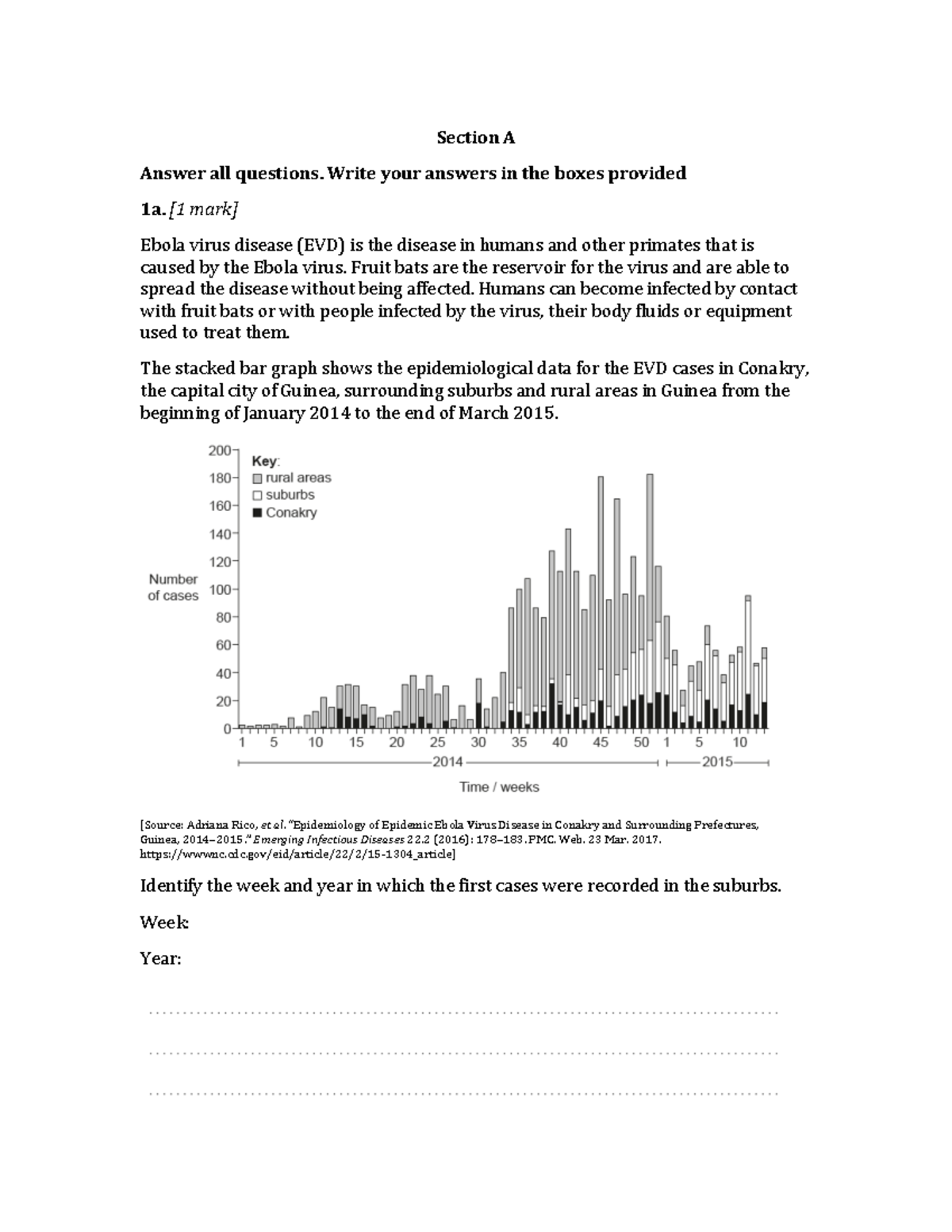 Mock exam Bio January 2022 Paper 2 HL - Section A Answer all questions ...