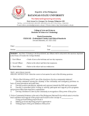 Op exam 1-a 001 2 - OKAY - 1. The minimum size service lateral to a ...