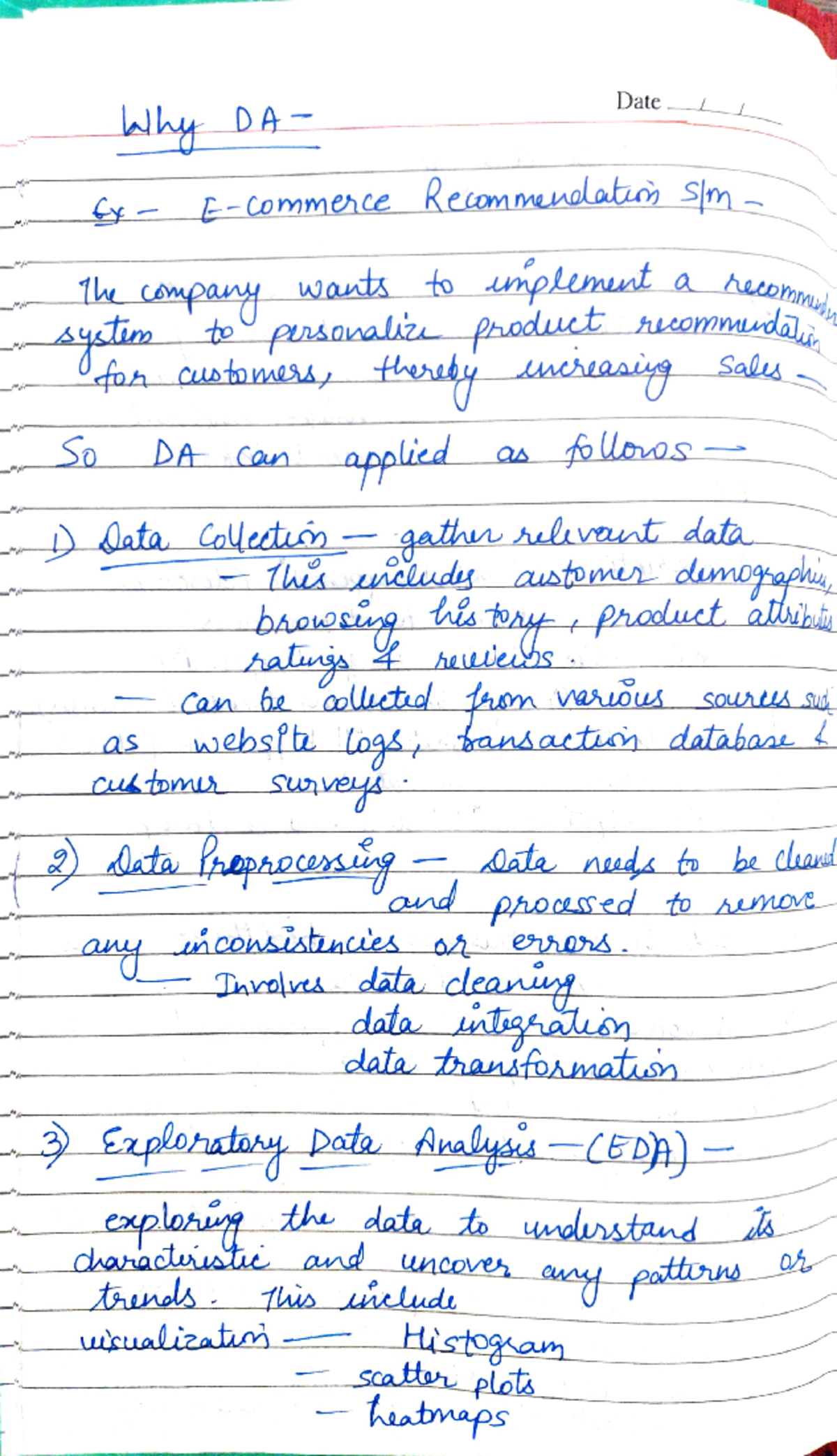 Types of DA - da unit 2 - whyDA Date E-CommerceKecam menalat)SIm ...