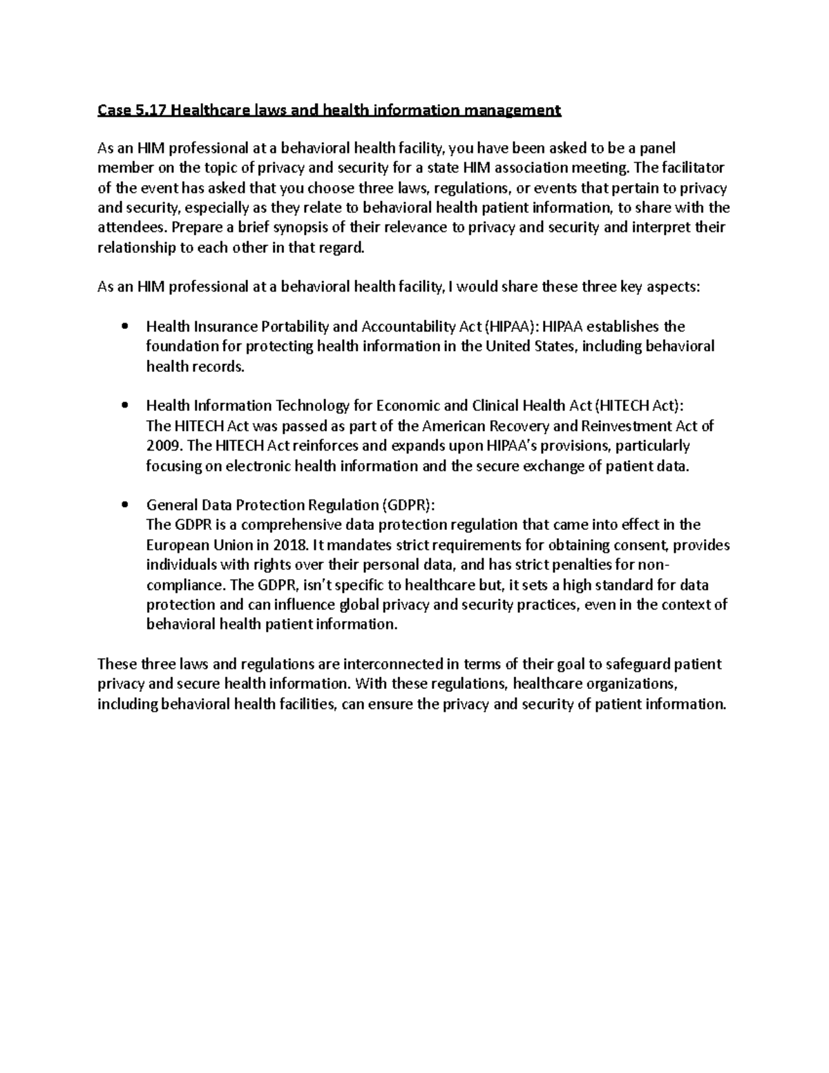 Case 5.17 - Legal copy - Case study - RCS 5780 - Florida A&M University - Studocu