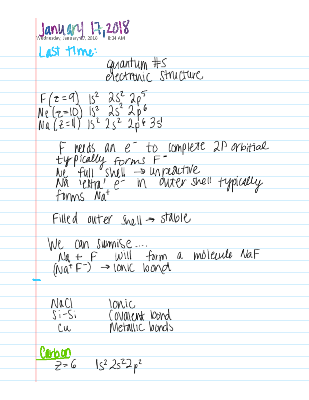 Jan 17 Notes - Professor: Dr. Taylor Ware - BMEN 4360 - Warning: TT ...