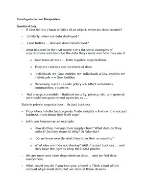 Database Applications and Types of DBs Notes - Database Applications ...