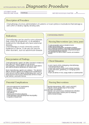 Heparin - ACTIVE LEARNING TEMPLATES TherapeuTic procedure A Medication ...