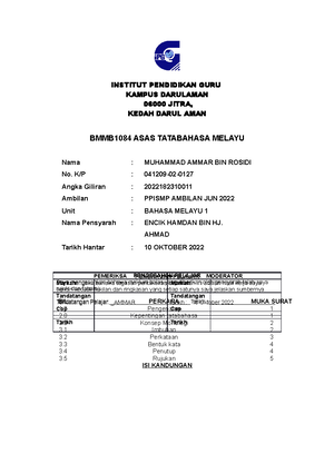 Soalan pb bmmb3173 2024 - INSTITUT PENDIDIKAN GURU KAMPUS IPOH iPG ...