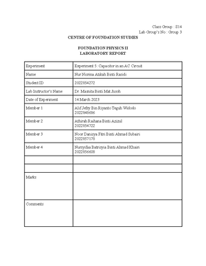 Problem Solving Skill Assignment Group 4 - PHY098 (LOD 3, C4): PROBLEM SOLVING SKILL ASSIGNMENT ...