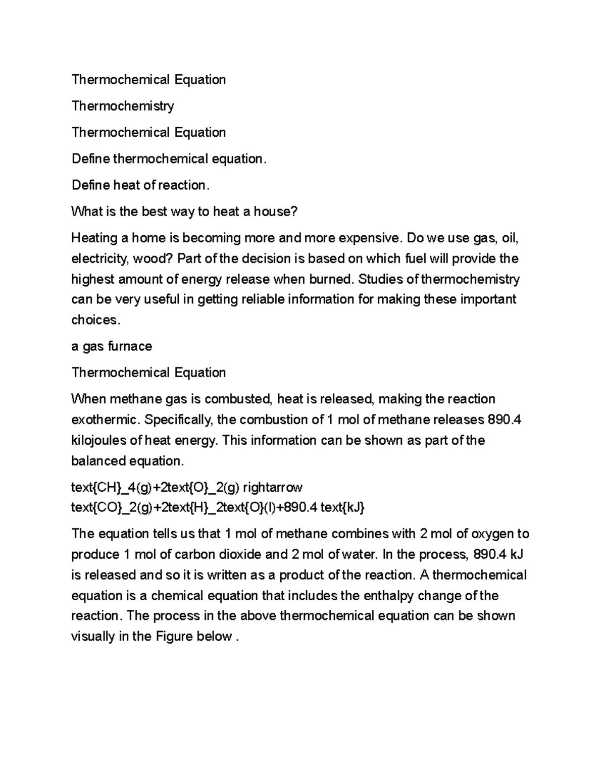 Thermochemical Equations: Understanding Heat of Reaction and ...