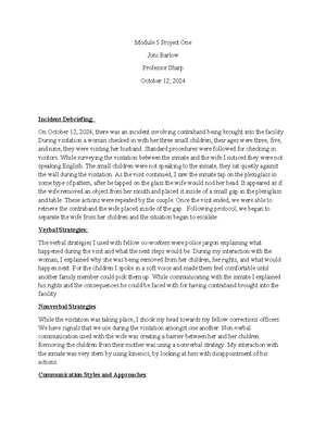 CJ 120 Module Two Practice Activity Template - (A text-only version of ...