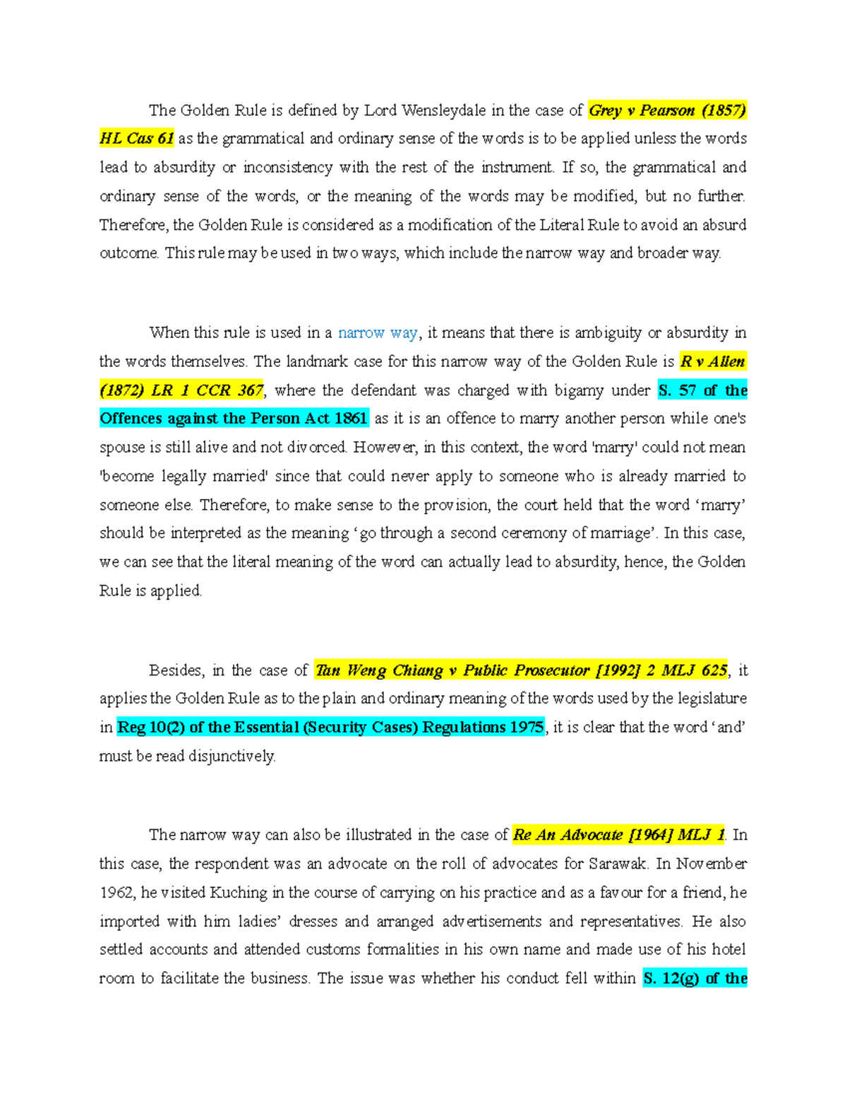 Chap 3 Golden Rule - gudluck - The Golden Rule is defined by Lord ...