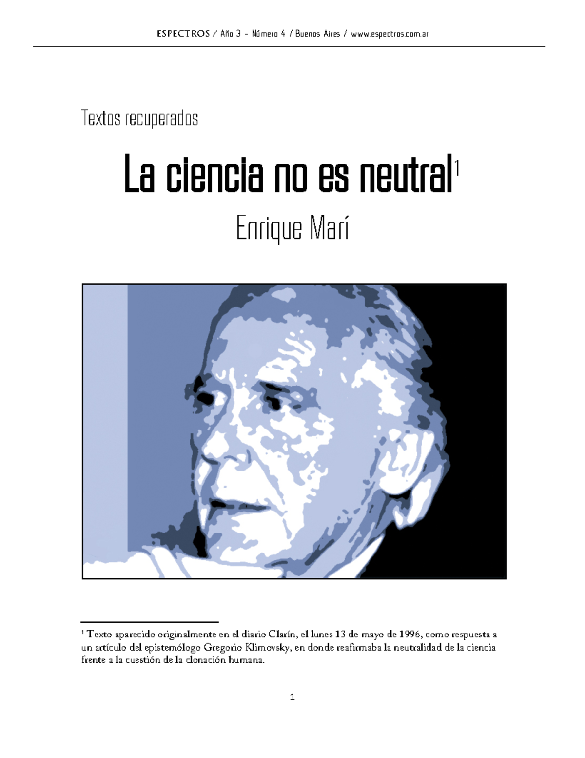 La-ciencia-no-es-neutral -Enrique-Mari - Textos recuperados La ciencia ...
