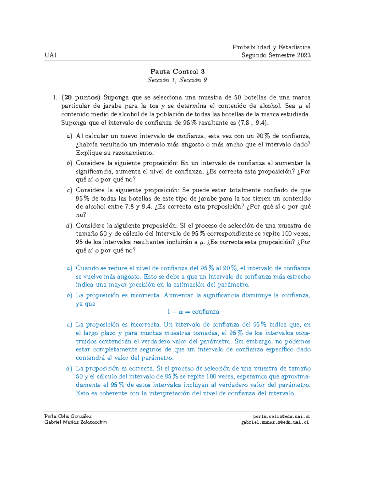 Pauta C3 PYE2023-2 - para practicar - UAI Probabilidad y Estad ́ıstica ...