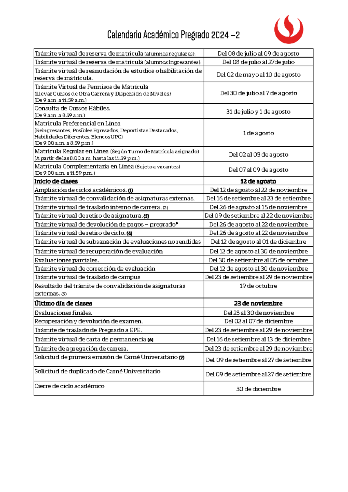 Calendario Academico AC 2024-2-version-6 - Calendario Académico ...