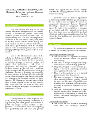 Basics of Apparel Production Process Overview of Various Departments ...