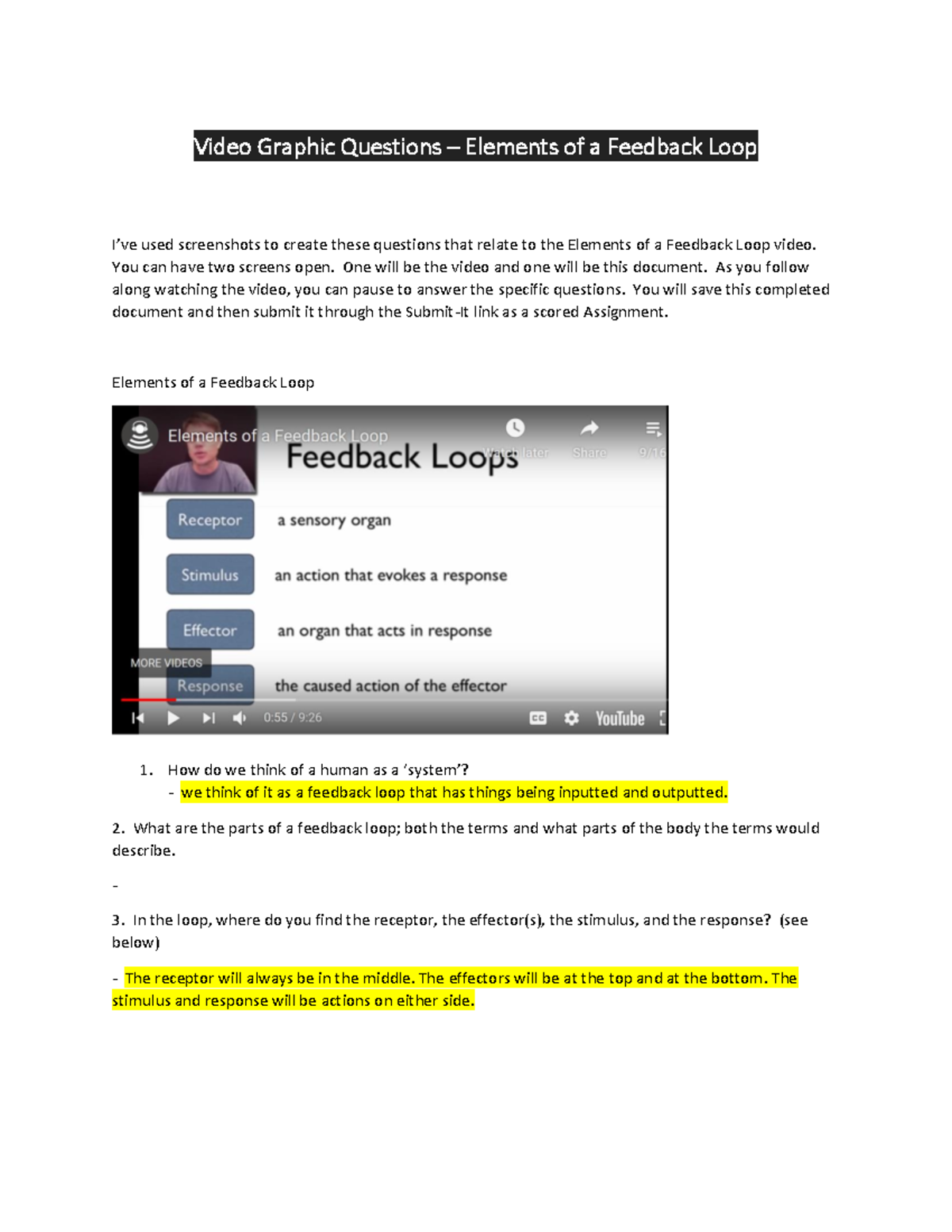 Bozeman video 2 - Elements of the feedback loops - Video Graphic ...