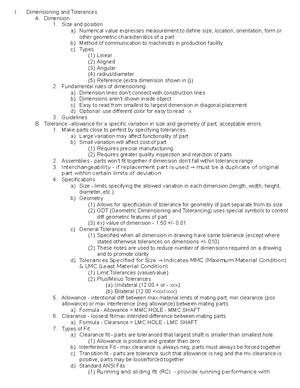 MEM 201 Week 6 Notes - Final Project - final report (PDF) → March 20 ...