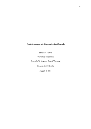 Module 6 Assignment ii - Running head: MODULE 6 ASSIGNMENT 1 INTRODUCTION I have been tasked ...