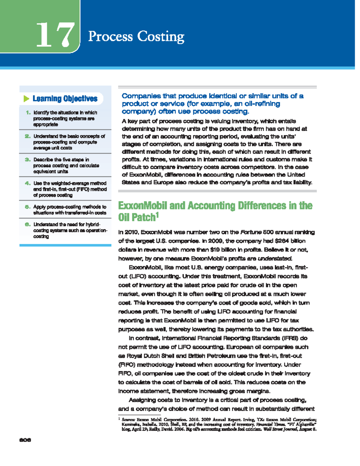Ch17 - CH17 - 17 Process Costing Learning Objectives Companies that produce identical or similar ...