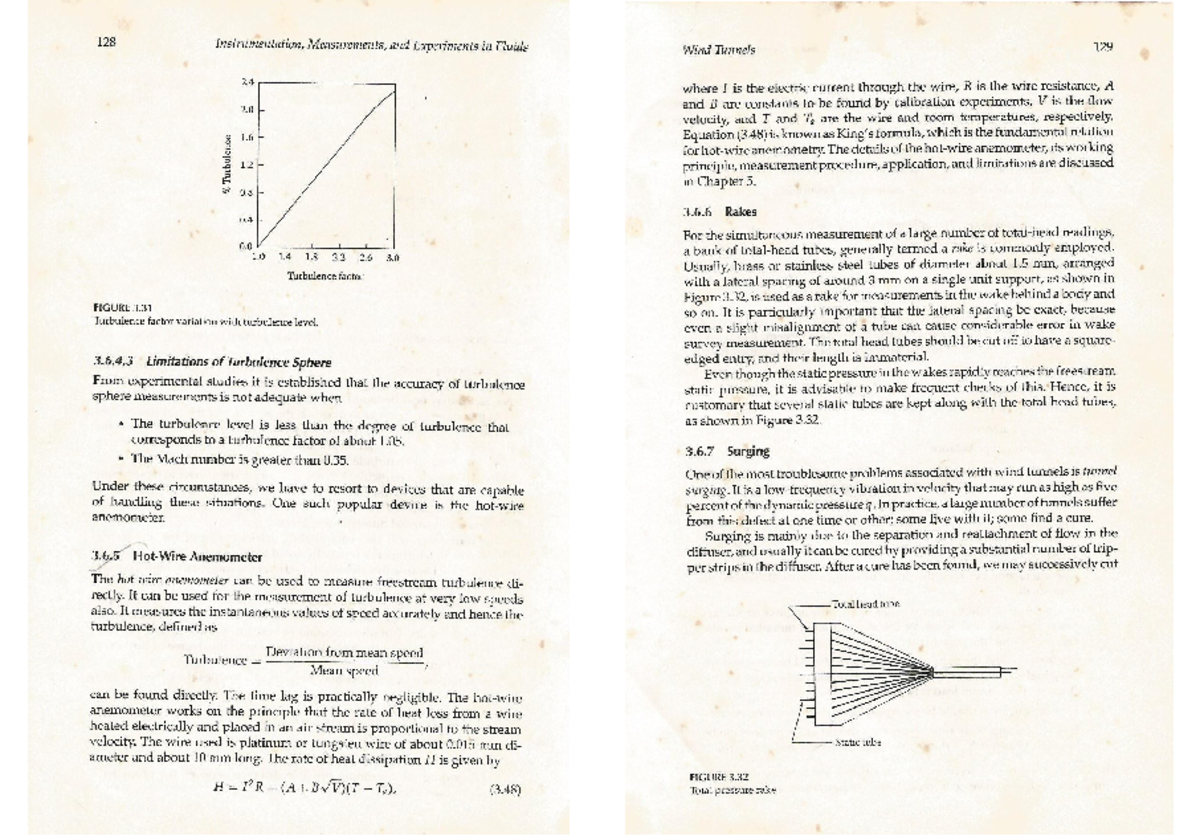 A 13-25 - Notes - wind tunnel techniques - Studocu
