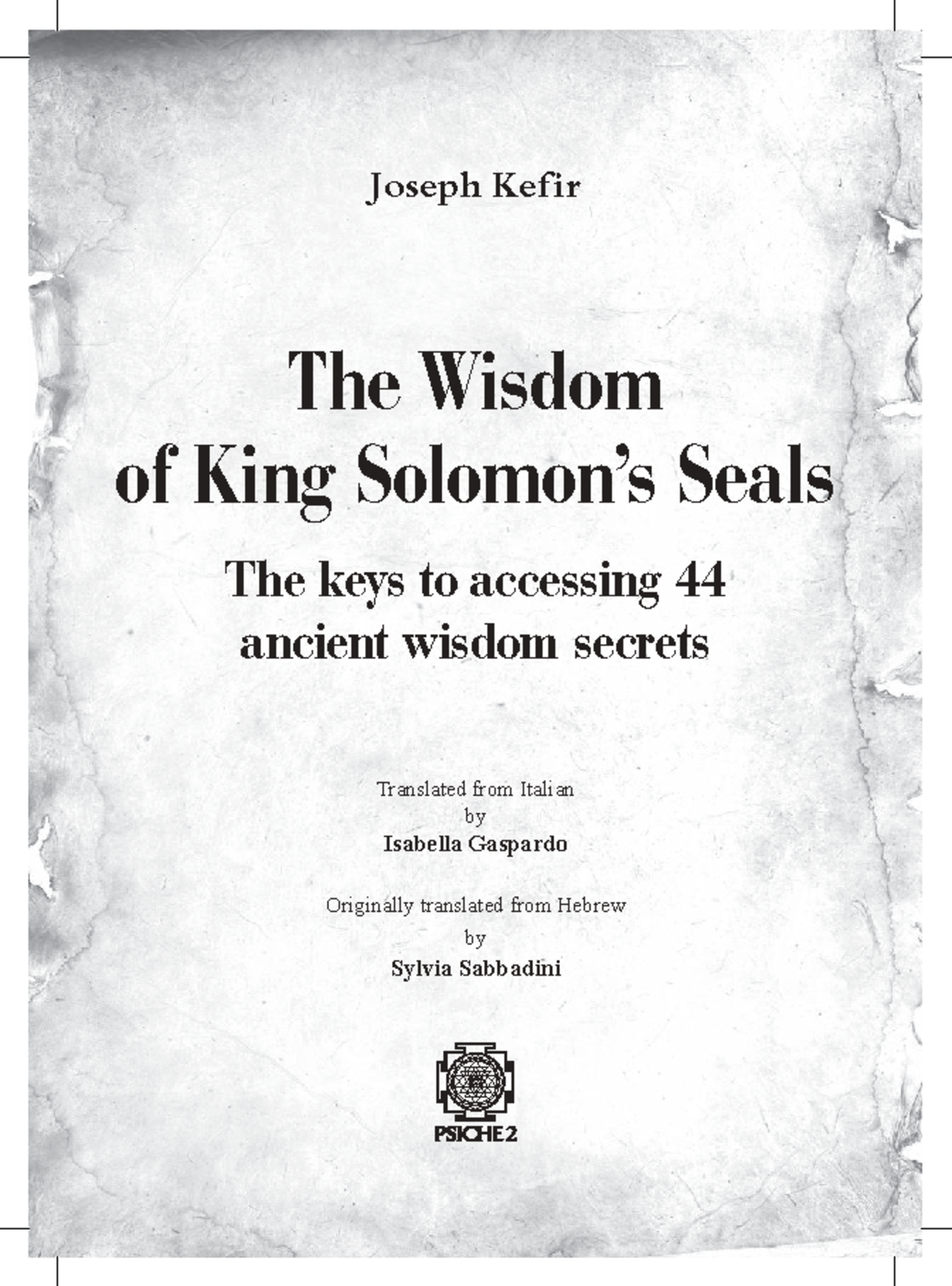 THE Wisdom OF KING Solomons Seals English 1 35 - Joseph Kef ir ...