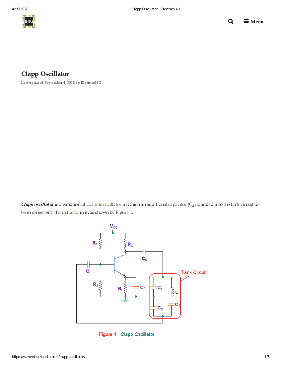 4.4.Clapp Oscillator - it is very nice - Clapp Oscillator ####### Last ...