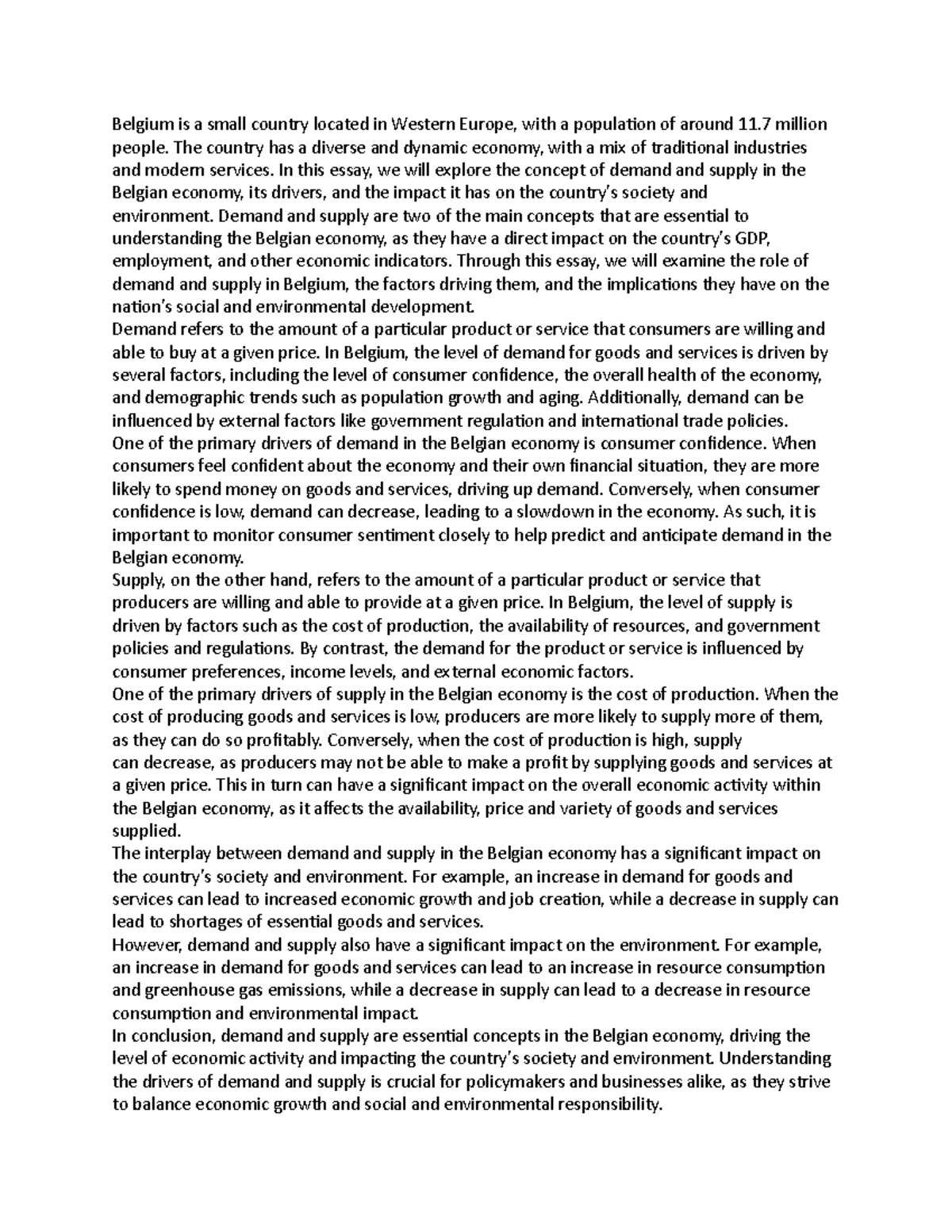 Belgium is a small country located in Western Europe - The country has ...