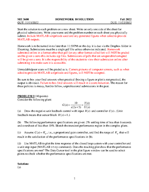 ME360Bode Diagram Examples - ME 3600 Control Systems Bode Diagram ...