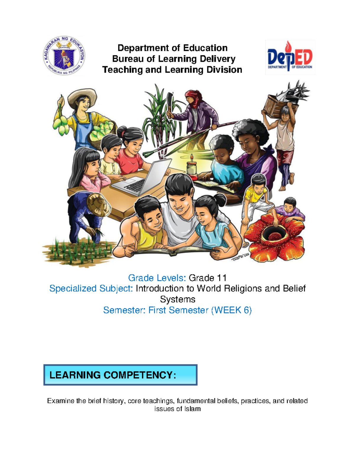 Week-6 - wadawd - Department of Education Bureau of Learning Delivery ...