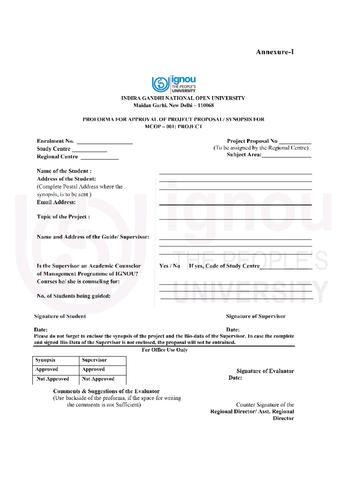 Final Project Guidelines MCOP-001 for students - Masters in commerce - Studocu