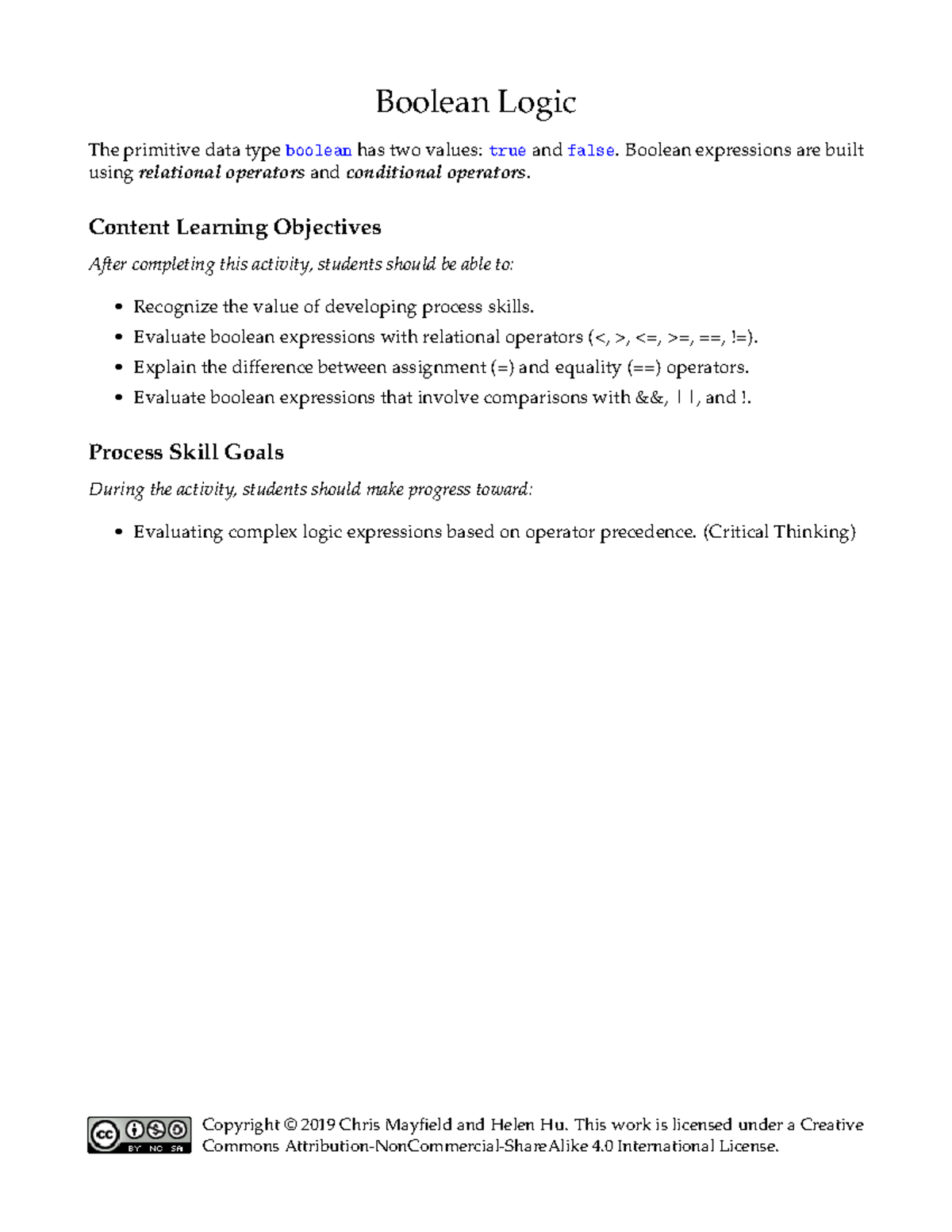 Teamwork 5 - boolean logic answers for those who do not have a team ...