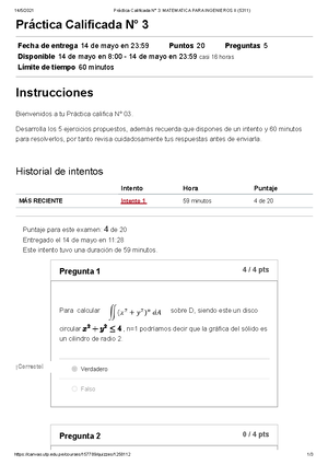 Práctica Calificada 2 - Instrucciones Trabajo Grupal - Gestion DE Operaciones (46686) - FECHA ...