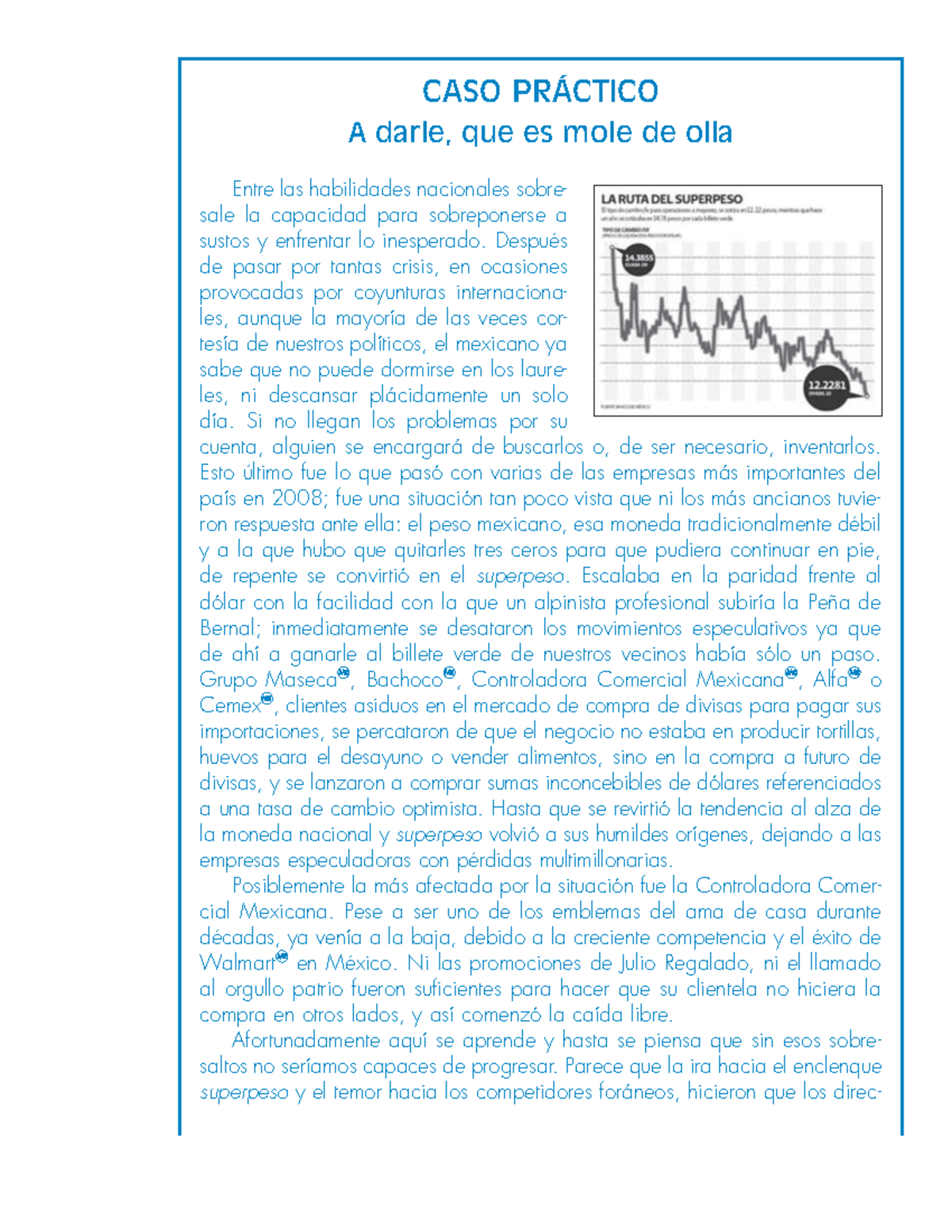 Caso Practico 1 - Practical Case - CASO PRÁCTICO A darle, que es mole ...