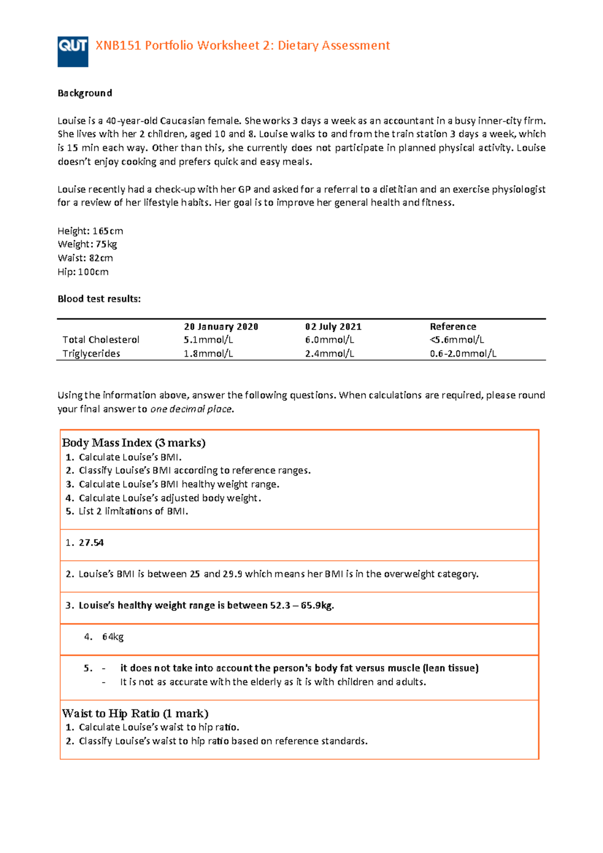 Worksheet 2 XNB151 - work sheet from a while ago - XNB151 Porolio ...