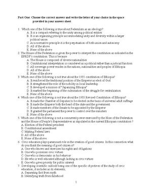 Civics chapter 3 - Lecture notes 3 - Chapter Three: Ethical Decision ...