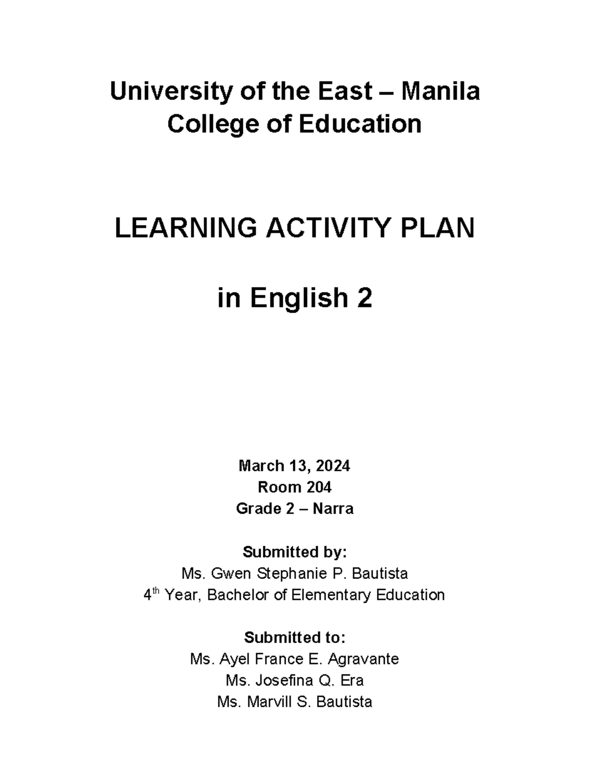 English LP 2- Making Predictions - University of the East – Manila ...