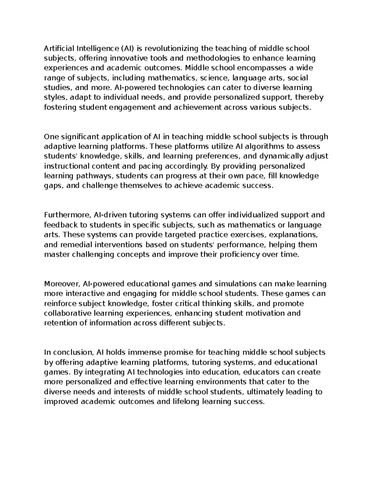 Artificial Intelligen 69 - Artificial Intelligence (AI) is ...