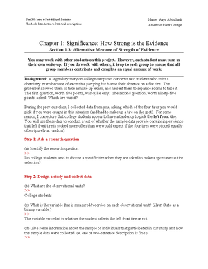 [Solved] You will be using StatCrunch for Problems 3134 Student ...