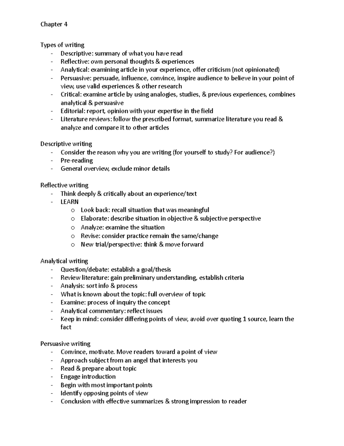 Chapter 4 - The scholarship of writing in nursing education - Chapter 4 ...