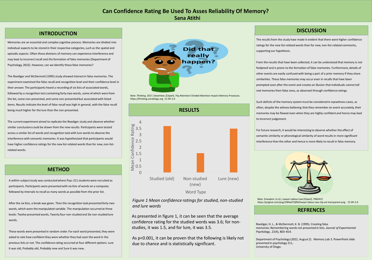 Poster Template - . Memories are an essential and complex cognitive ...