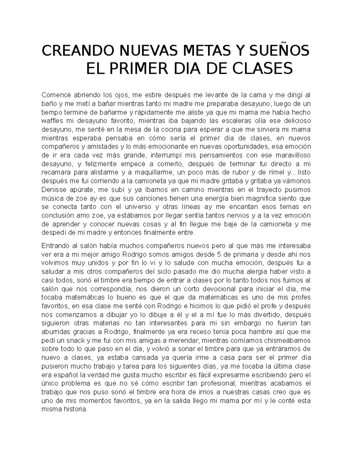 Creando Nuevas Metas Y SUEñ OS - CREANDO NUEVAS METAS Y SUEÑOS EL ...