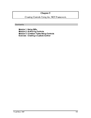 Visual Basic.net study material - Chapter 1 Introduction to the .NET ...