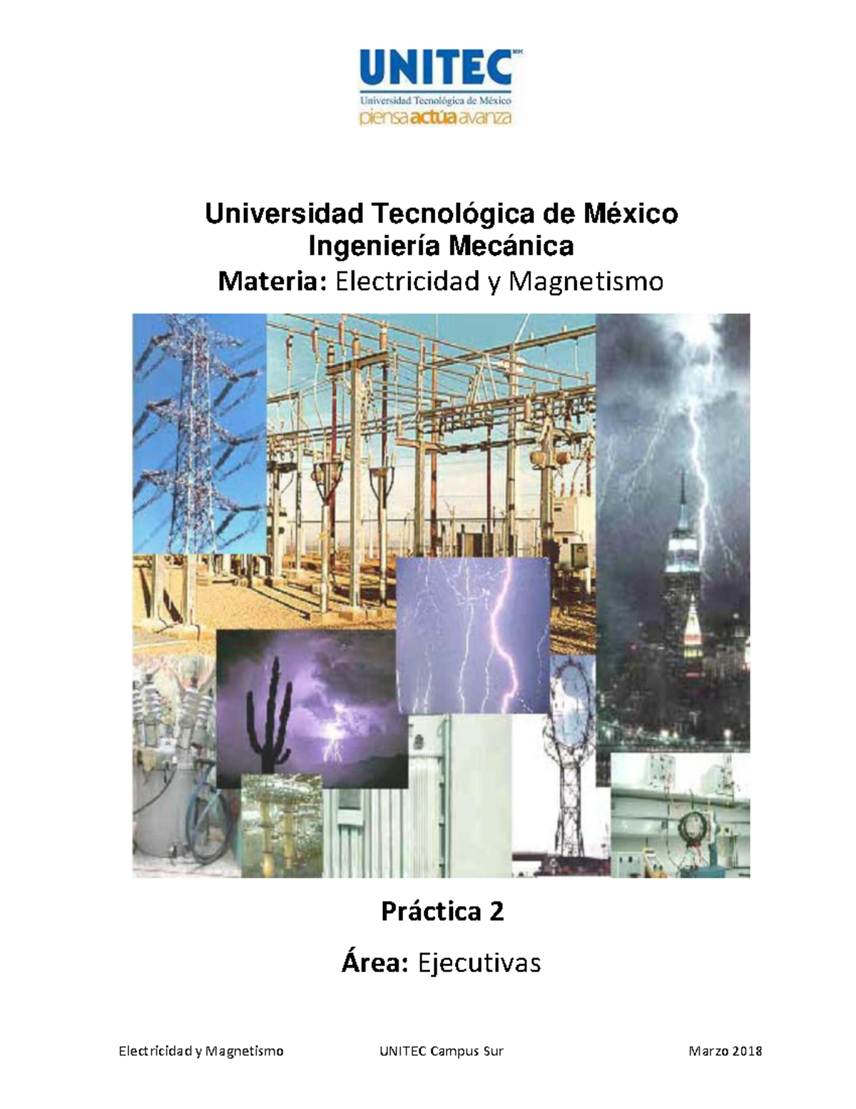 Practica 2. Circuitos Resistivos y Capacitadores. Ejecutivas - Warning: TT: undefined function ...