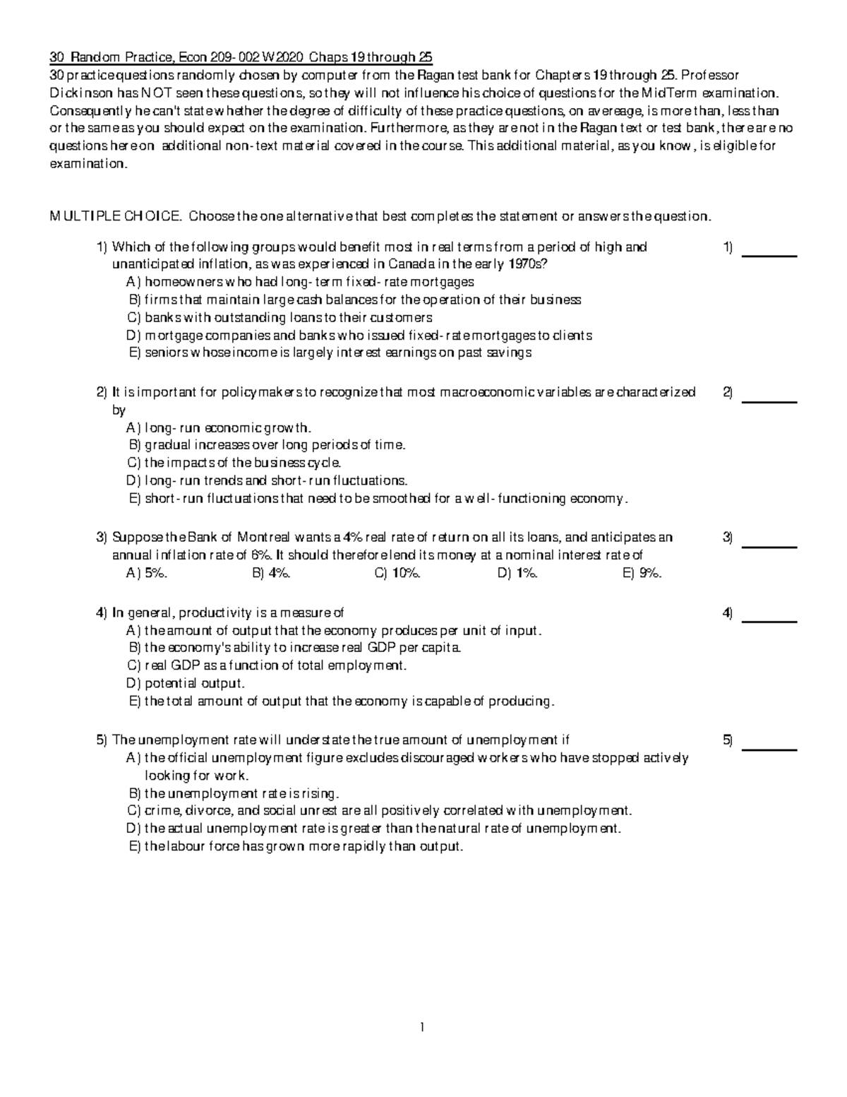 Exam 27 February 2020, questions and answers - 30 practice questions ...