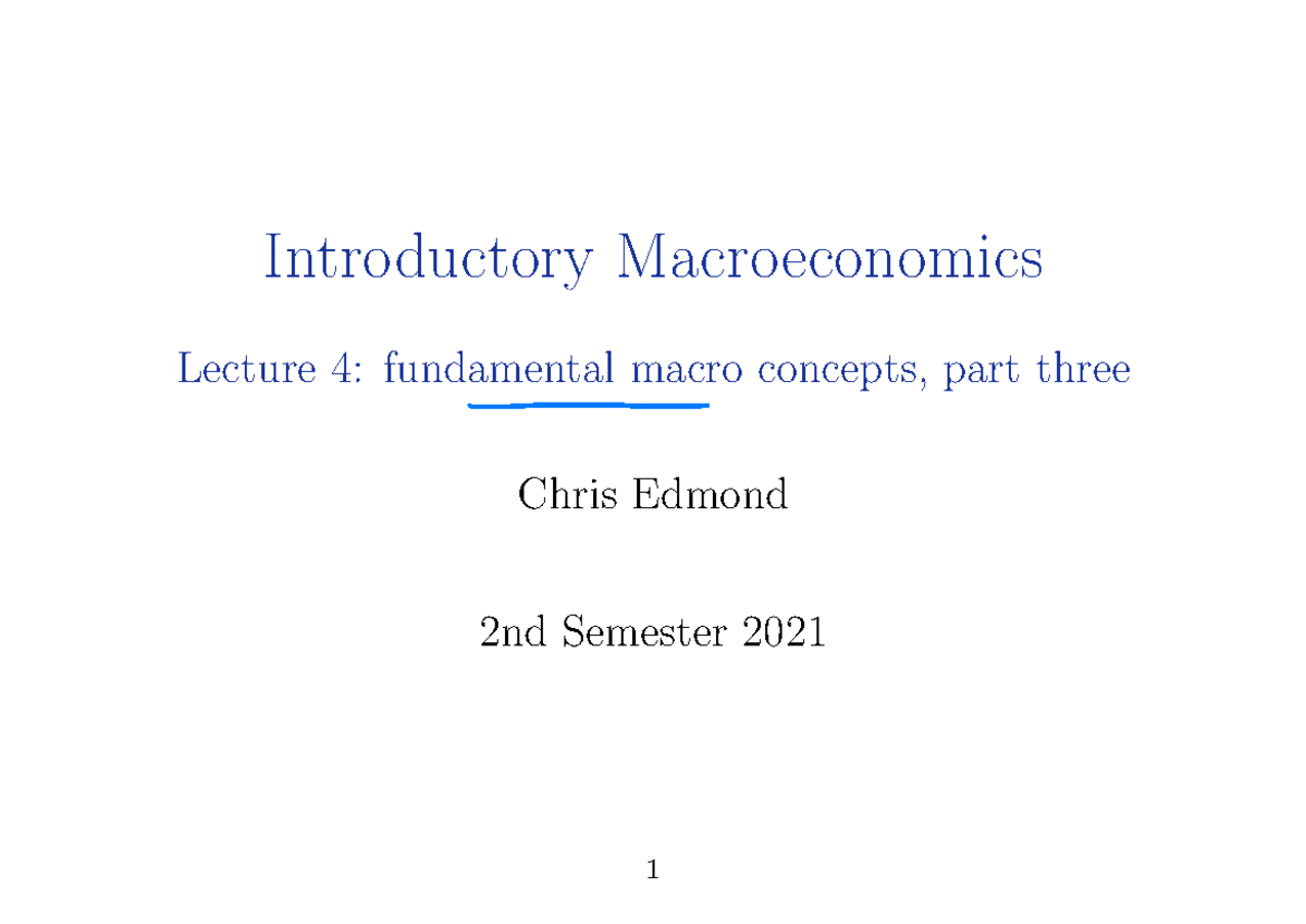 Econ10003 lecture 4 annotated - ECON10003 - Unimelb - Studocu