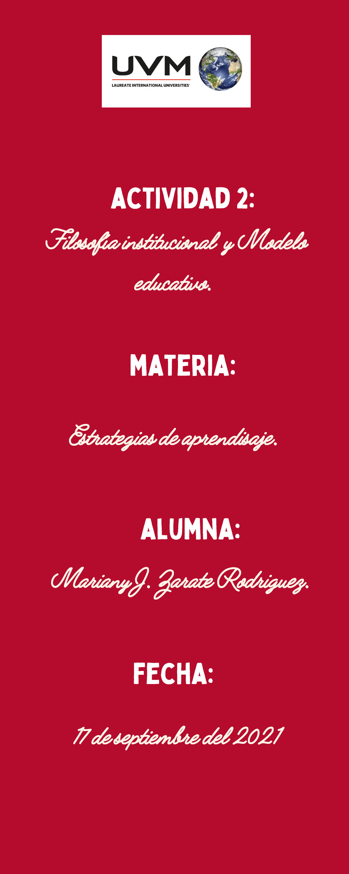 infografia UVM estrategias - Filosofía institucional y Modelo educativo ...