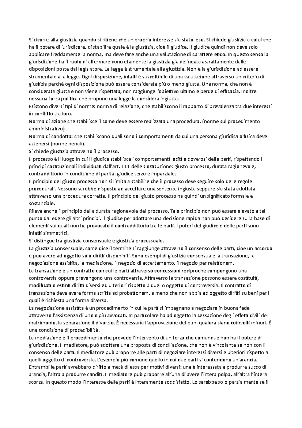 Procedura I real - lezioni professor ruffini - Si ricorre alla ...