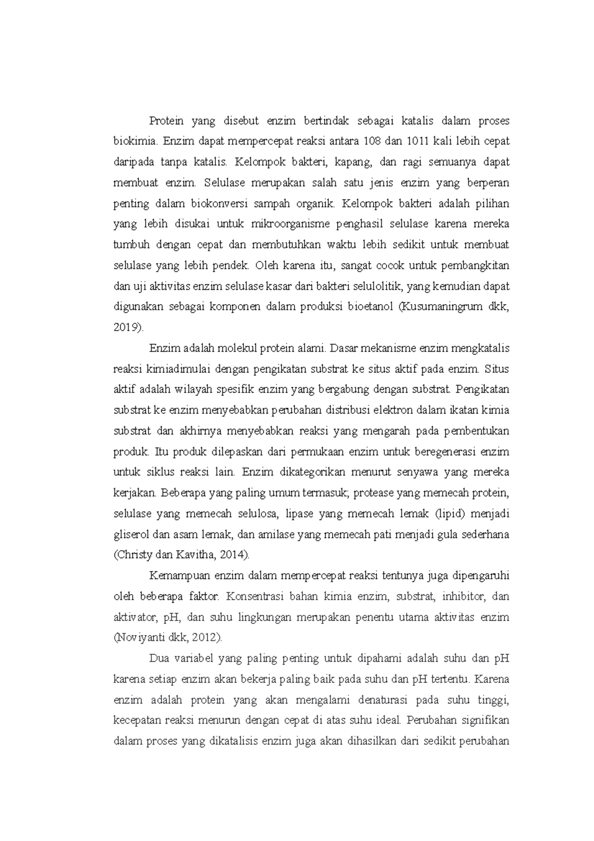 Dasar teori enzim - Protein yang disebut enzim bertindak sebagai ...